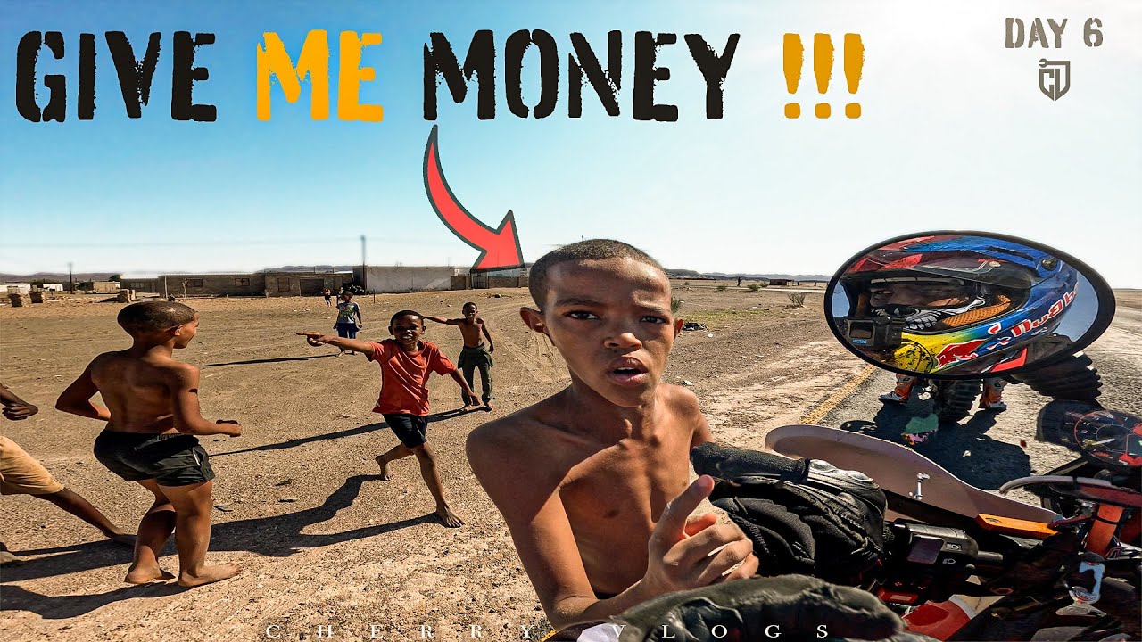 Border Crossing 🥲 South Africa To Namibia 🔥| World Ride | Africa Day 6 ...