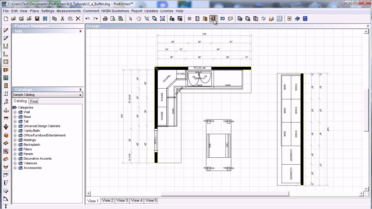 Viewing an Elevation in ProKitchen - YouTube