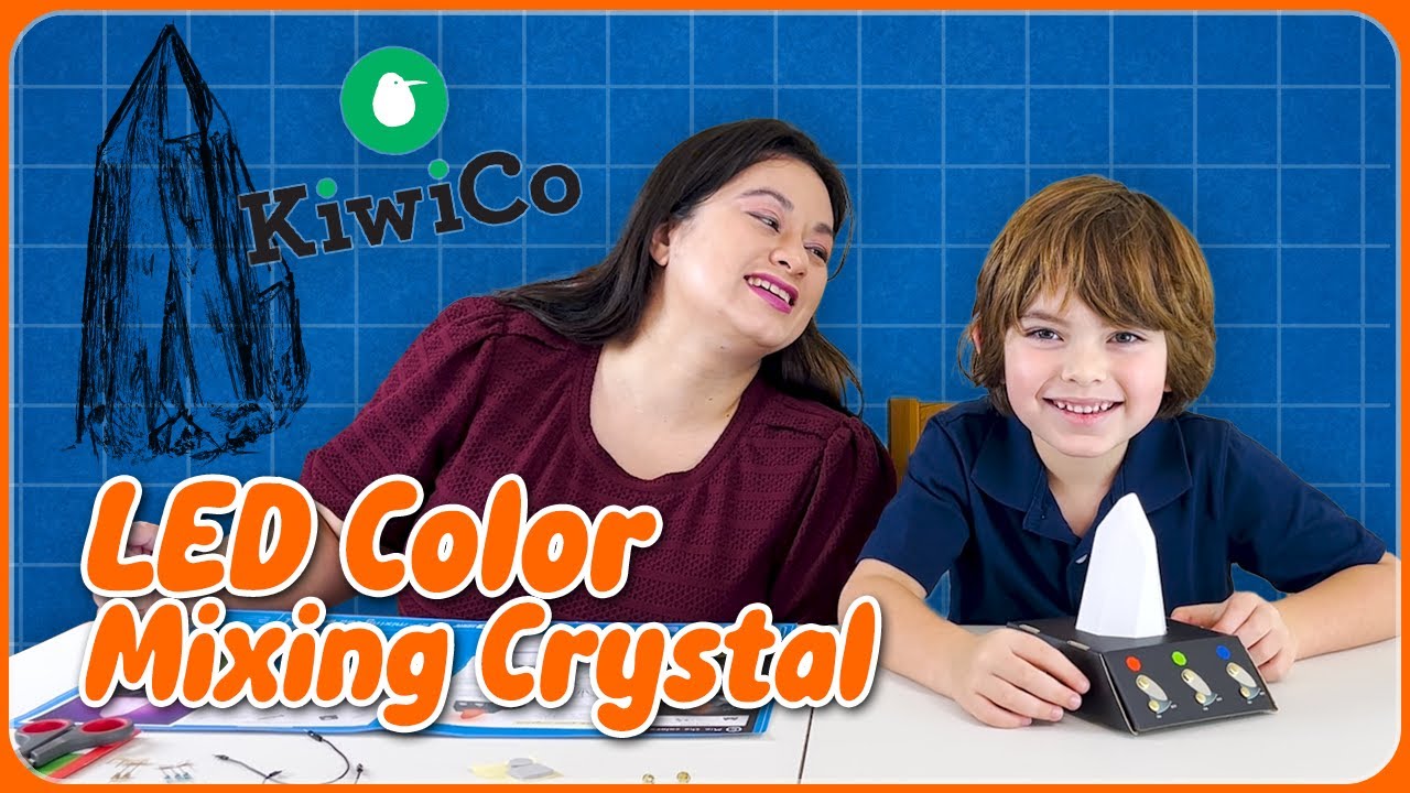 How to Make a LED Color Mixing Crystal | KiwiCo Subscription Box [Ages ...
