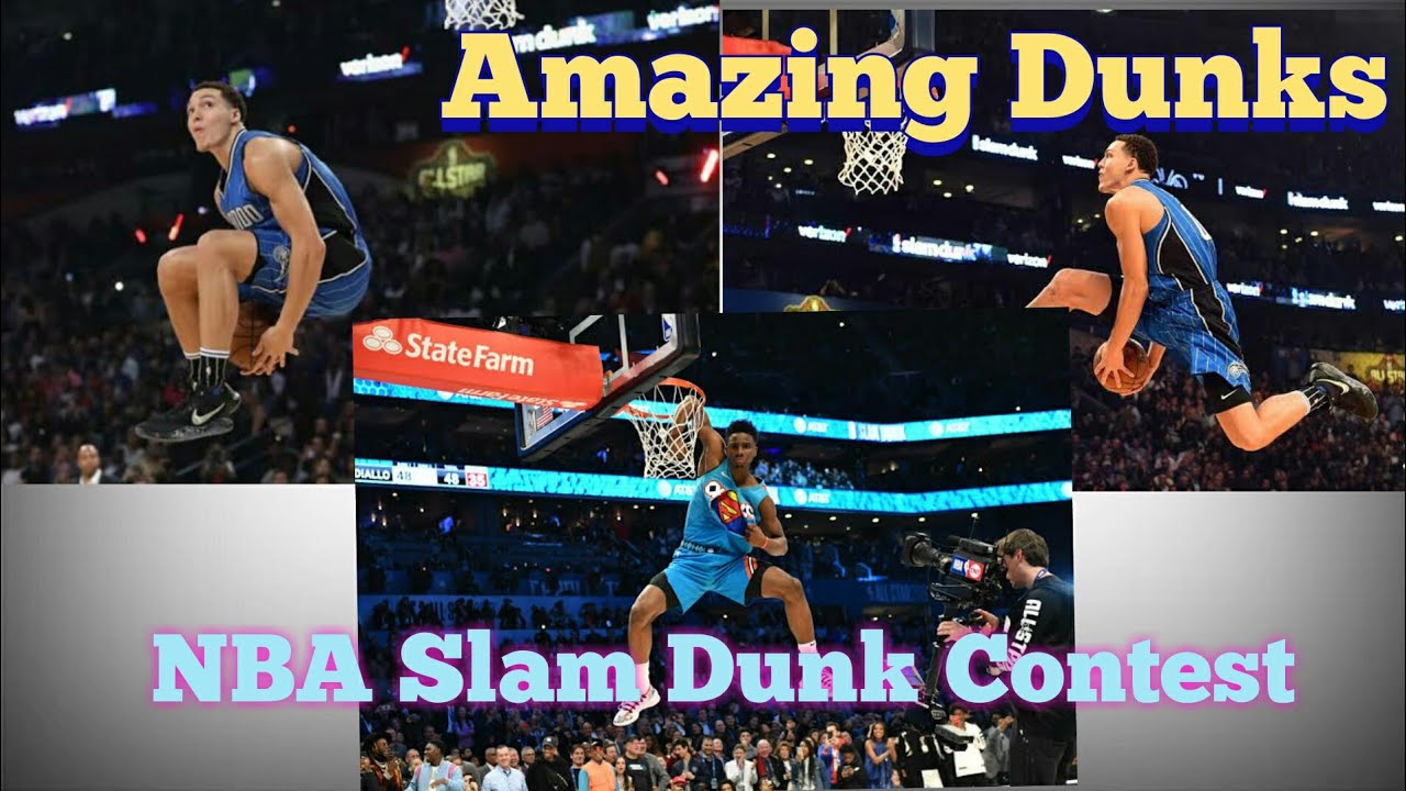 Top 10 Amazing NBA Dunks - NBA SLAM DUNK CONTEST - YouTube