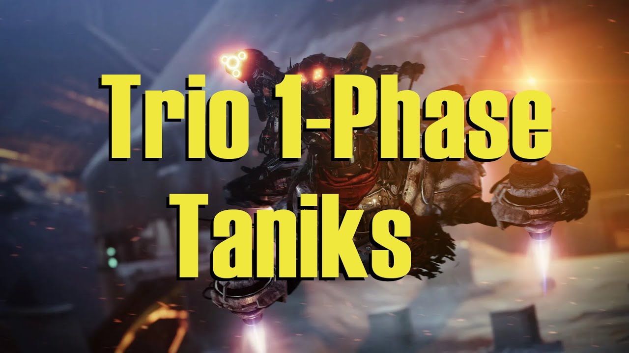 Trio 1-Phase Taniks - Season of the Wish - YouTube