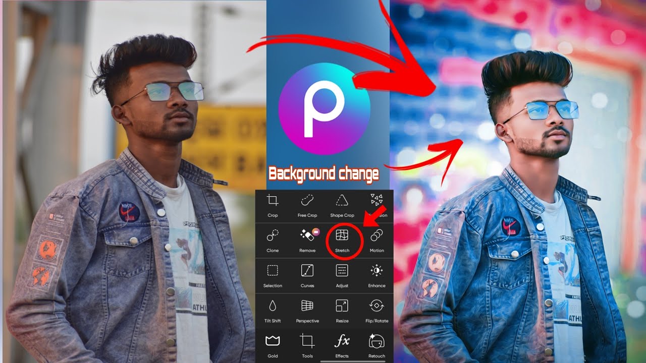 💥💥 Background Change Photo Editing PicsArt||PicsArt Photo Editing ...