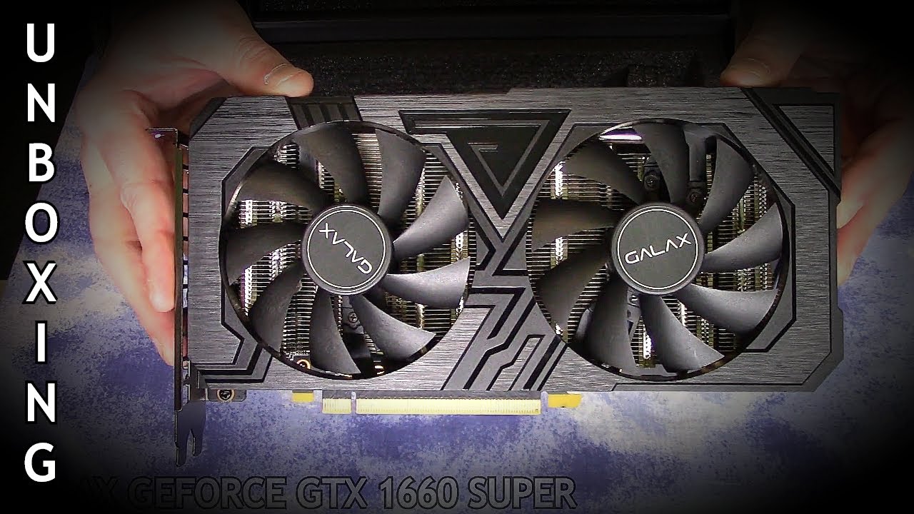 GALAX GEFORCE GTX 1660 SUPER 1 CLICK OC | UNBOXING (GPU) - YouTube