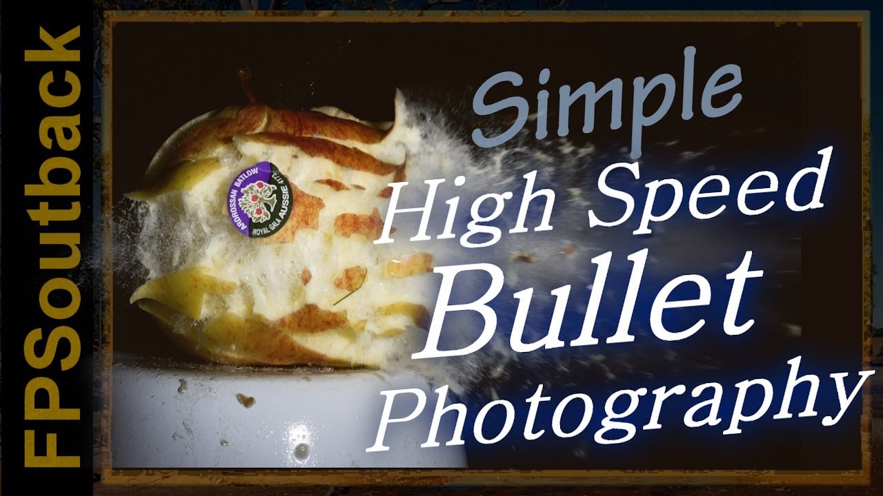Simple High Speed Photography of a Bullet - YouTube
