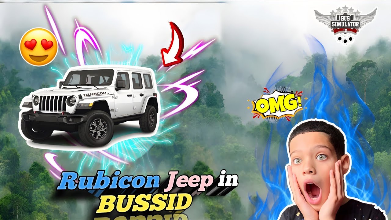 UNBELIEVABLE Jeep Wrangler MOD in BUSSID!😍|| Epic 4x4 Driving Adventure ...