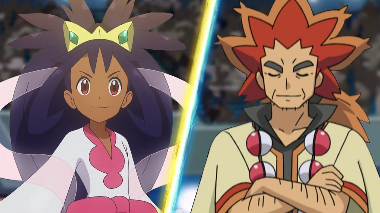 Pokemon Battle: Iris Vs Alder - YouTube