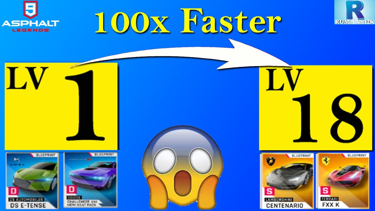 ASPHALT 9 ME LEVEL UP KAISE KAREN | How To Level Up Fast In Asphalt 9 ...