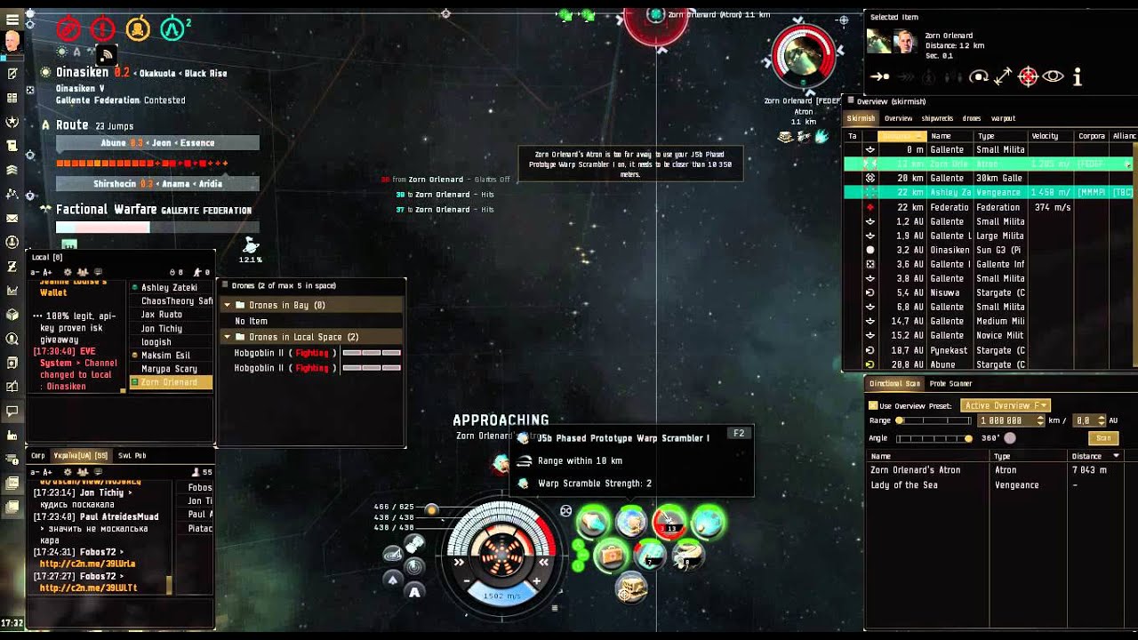 Eve Online: PVP Solo Burst vs Atron & Vengeance - YouTube