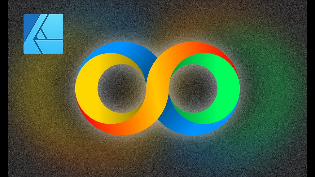 Bikin Logo Infinity di Affinity Designer V1 - YouTube