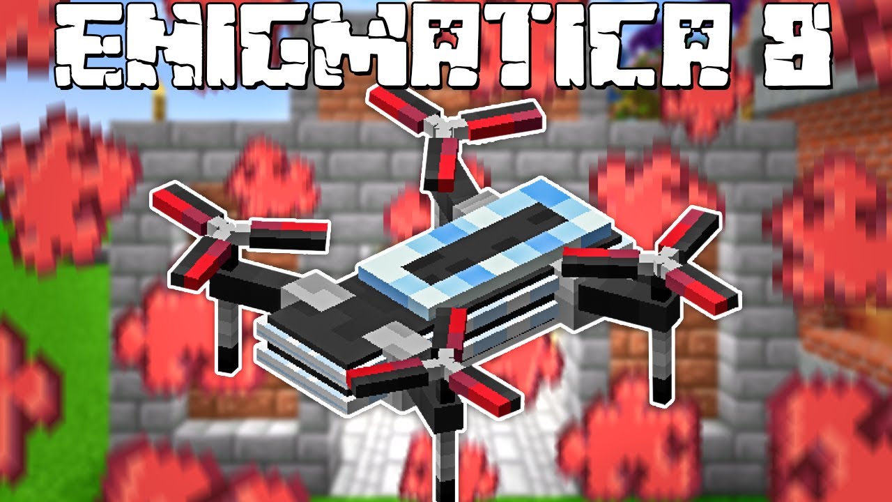 CODING DRONES TO FARM AND TELEPORT! EP12 | Minecraft Enigmatica 8 [Modded 1.18.2 Questing ...