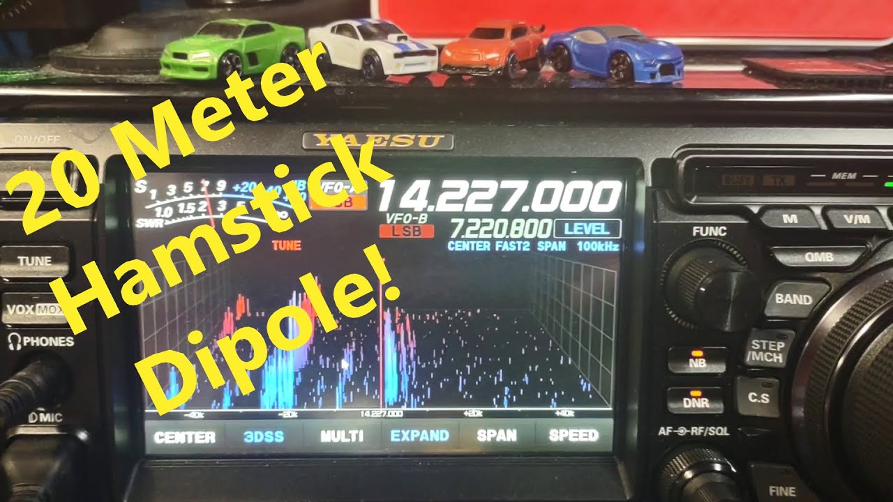 20 Meter Hamstick Dipole - YouTube