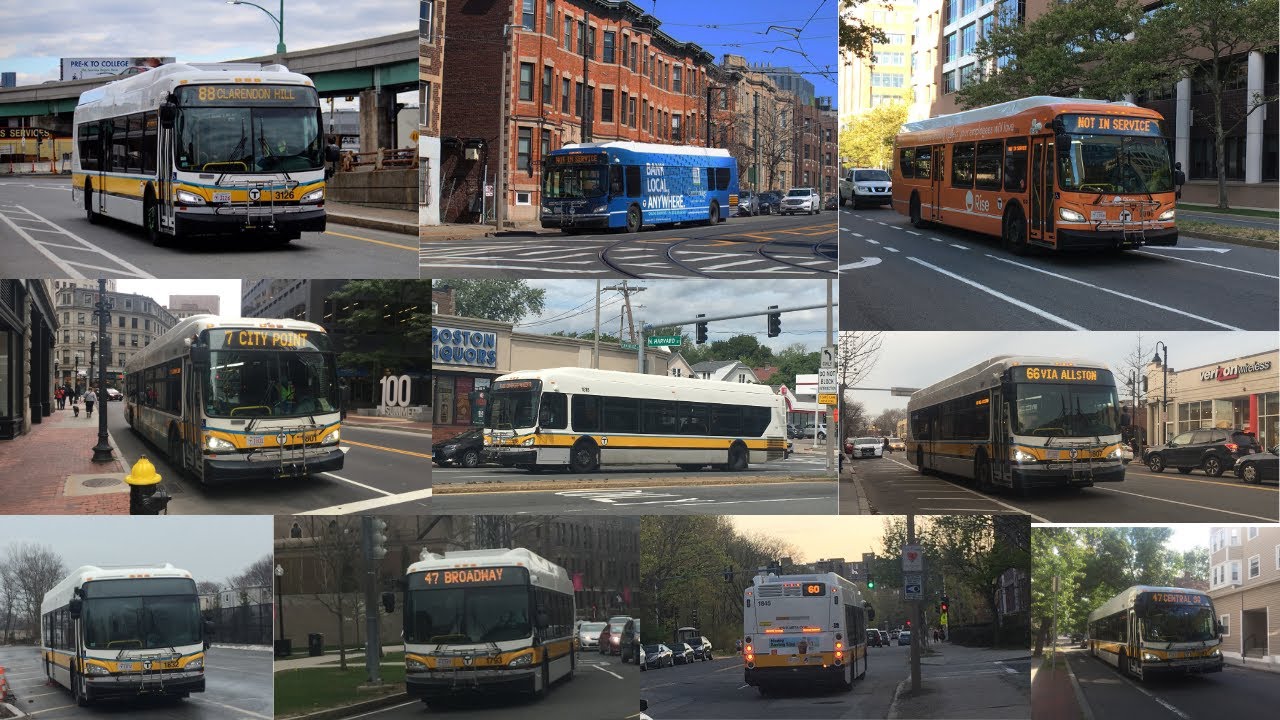 MBTA New Flyer XDE40 Compilation - YouTube