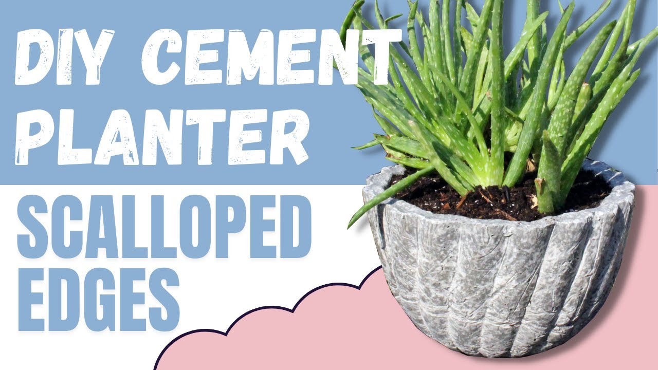 How I Make DIY Planters Out of Papercrete Using a Glass Mold ...