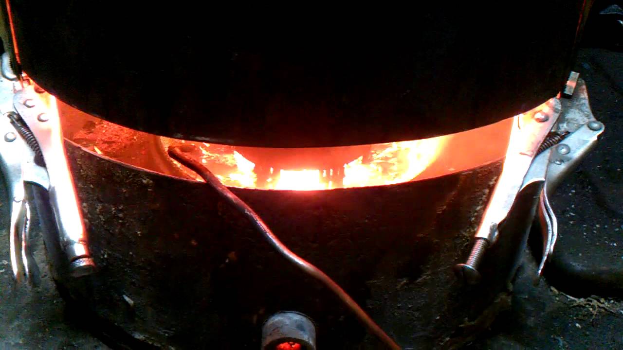First Attempt at a Drip Feed Waste Oil Heater - YouTube