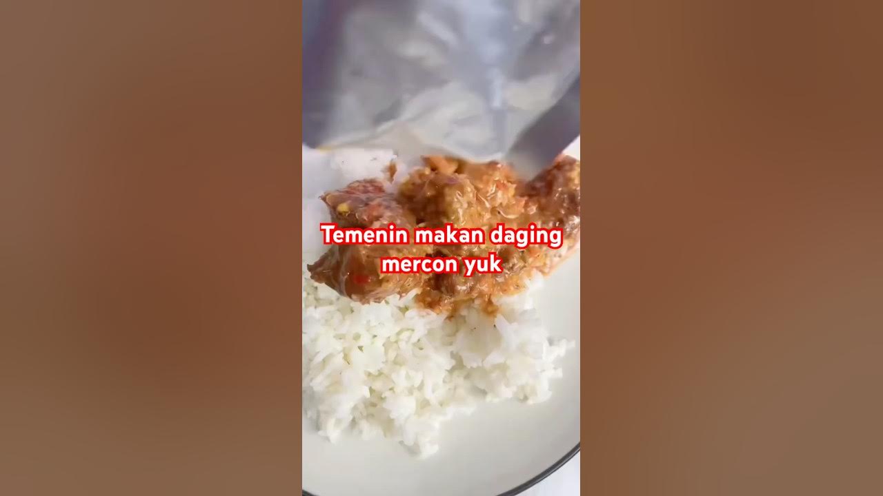 Temenin makan daging mercon yuk #emakanak3 #mukbang - YouTube
