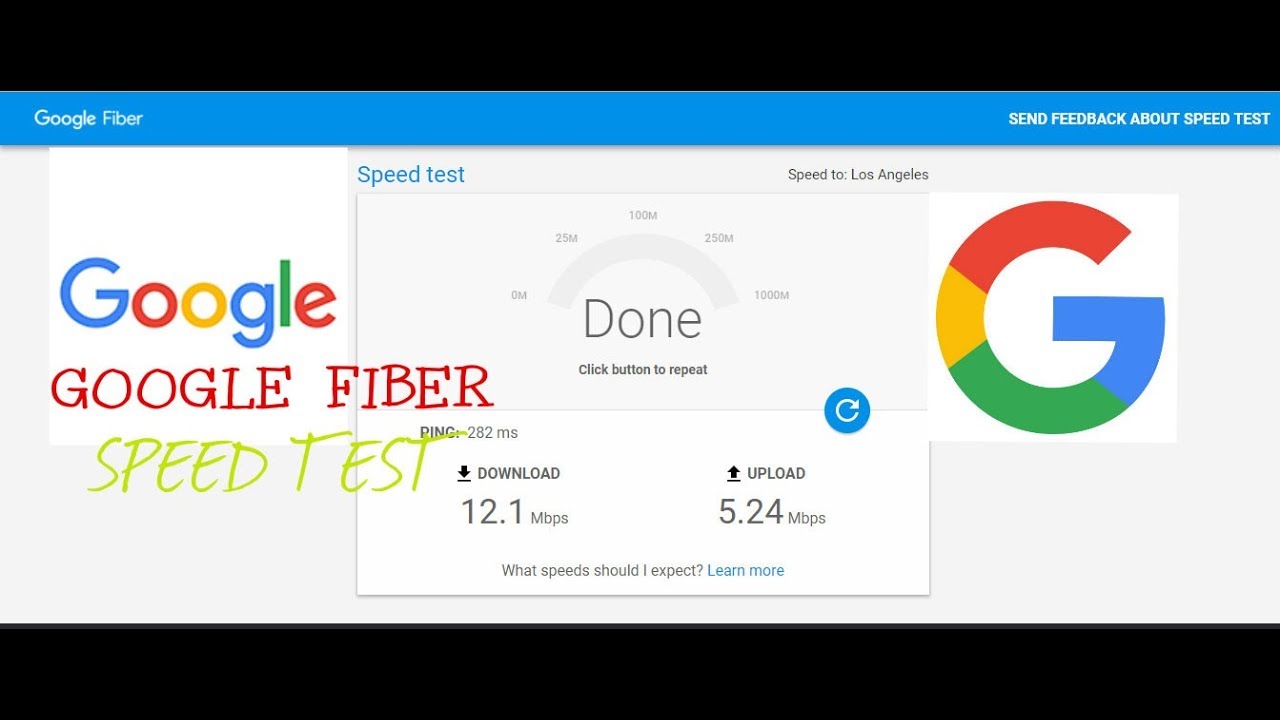 How to check internet speed with Google Fiber Speed Test in Hindi - YouTube