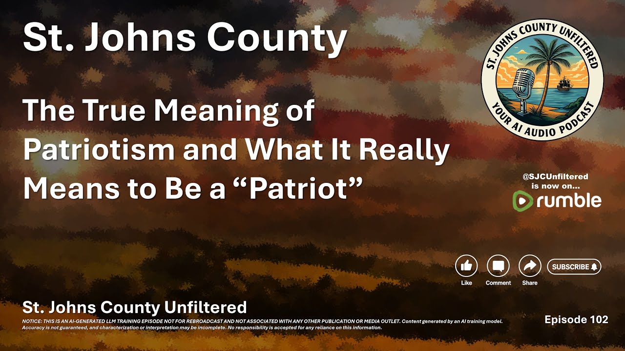 Episode 102 - The True Meaning of Patriotism and What It Really Means ...