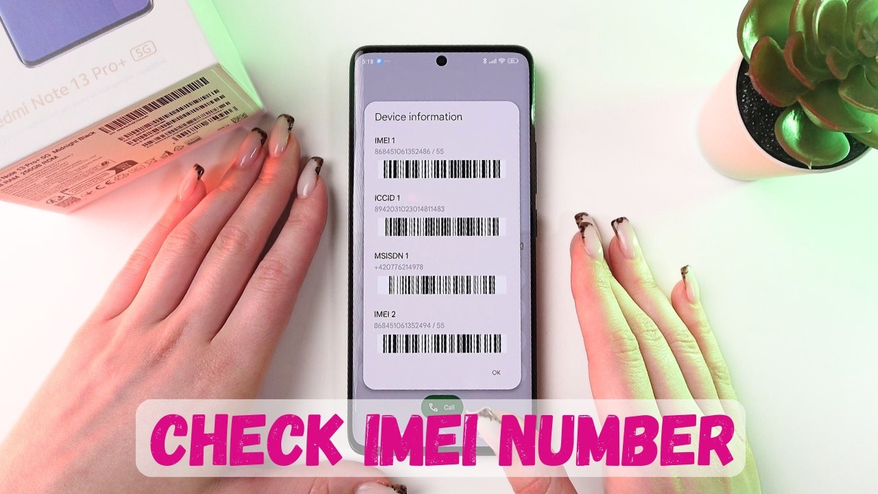 How to Check Your IMEI Number on Xiaomi Redmi Note 13 Pro+ 5G: 2 Easy Methods - YouTube