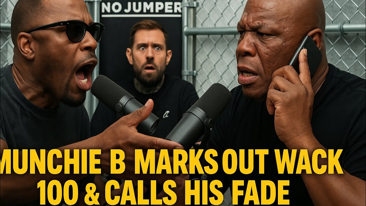 💥 MUNCHIE B MARKS OUT WACK 100 ON CAM! HE CALLED HIS FADE & WACK DUCKED ...