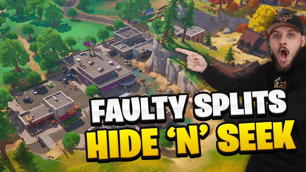 FAULY SPLITS HIDE AND SEEK I FORTNITE - YouTube