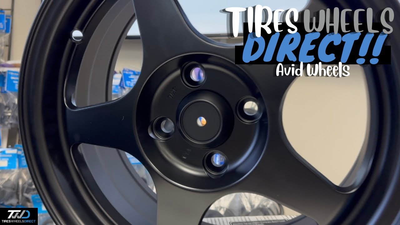 Avid Wheel Style AV08 15x6.5 Bolt pattern 4x100 +35 Offset in Matte ...