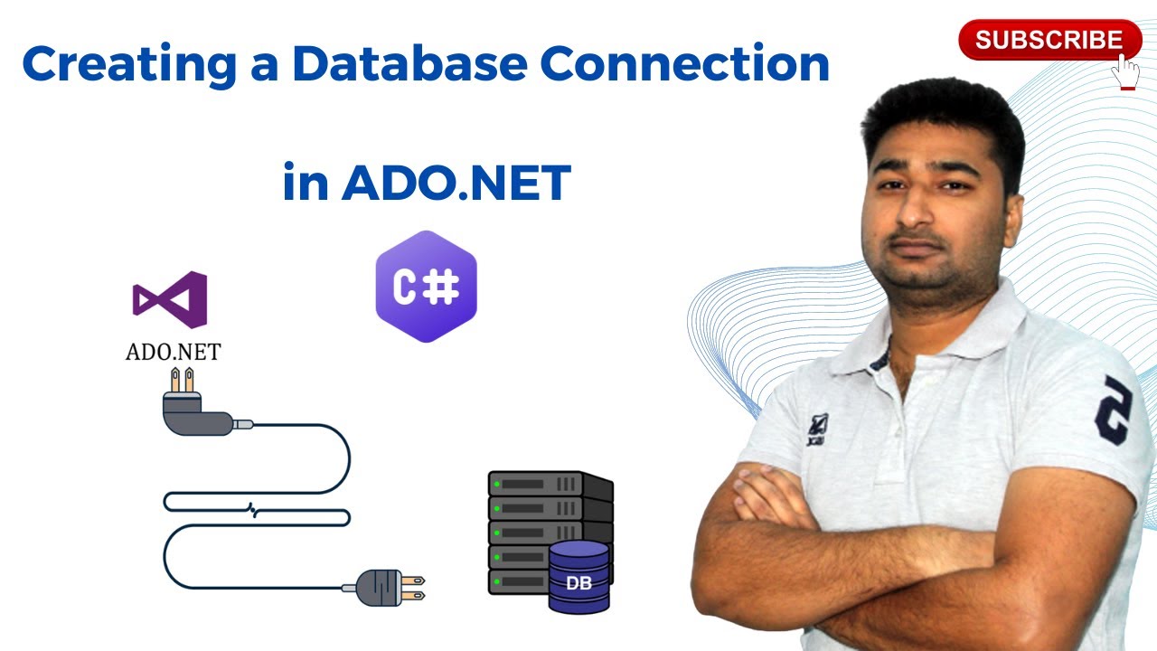 #3 Create Conenction with Database in ADO.net | CS simplified Sagu Amit ...