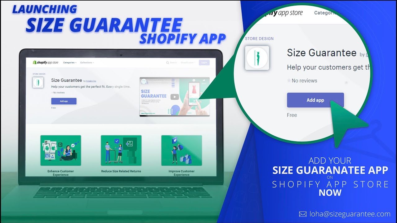 How you can install the Size Guarantee Shopify App on Shopify Stores ...