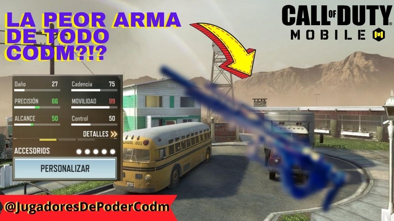 La peor arma de Call of Duty Mobile que debes evitar - YouTube