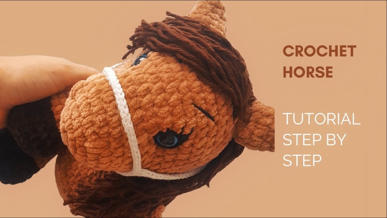 Free Crochet Horse Amigurumi Pattern Easy Tutorial - Joanna's Crochet
