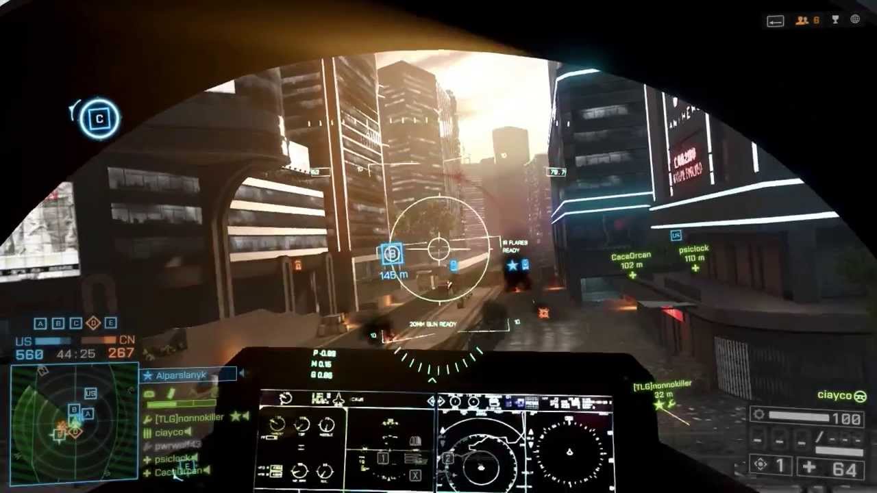 Battlefield 4 - Lockheed Martin F35 Lightning II - Vertical Flying ...