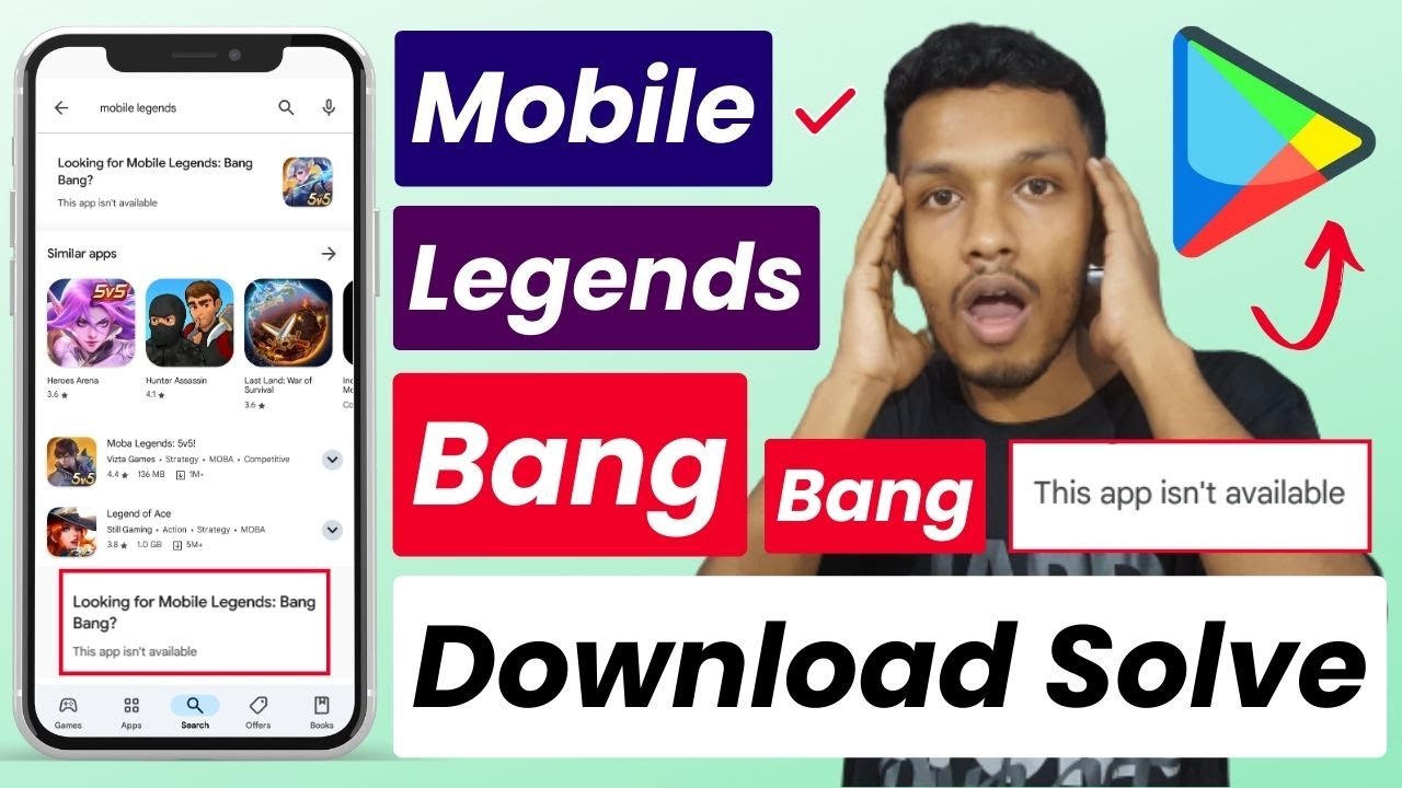 Mobile legends not showing in play store (solve) | mobile legends this ...