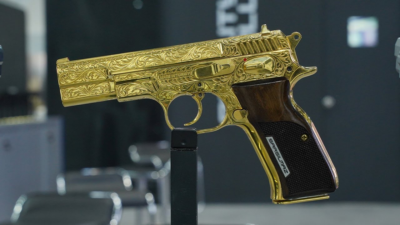 Sarsılmaz’ın altın kaplamalı silahı IDEX2023’te yoğun ilgi görüyor ...