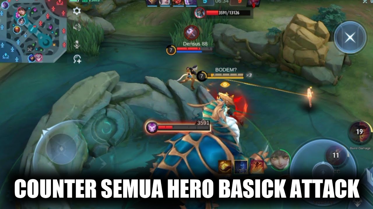 MASHA ROAM COUNTER SEMUA HERO BASICK ATTACK #mobilelegends - YouTube