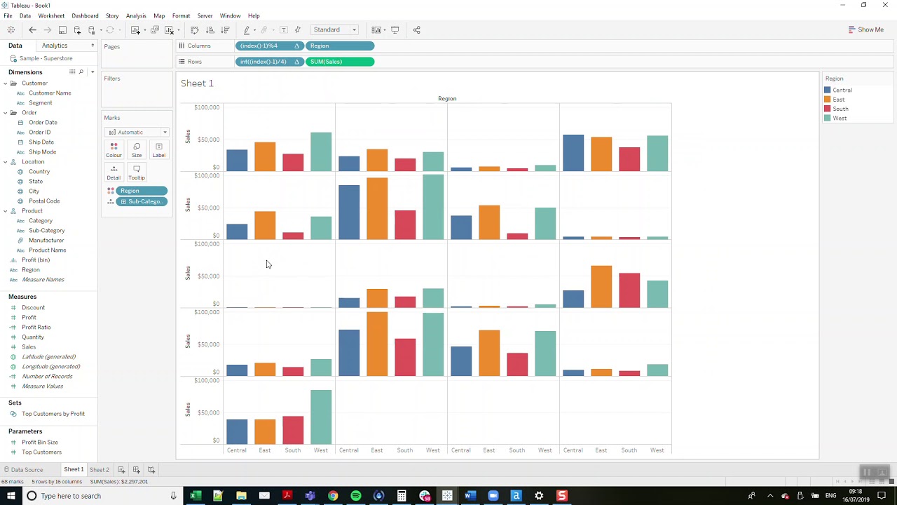 Small Multiples with Index in Tableau - Solving Common Issues - YouTube