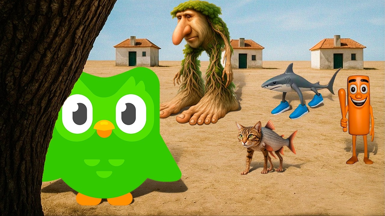 Duolingo and Italian Brainrot Animals 💀 Squid Game | Duolingo Takes on ...