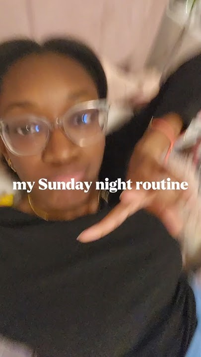 My Sunday night routine - YouTube