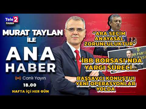 İBB BORSASI İDDİALARI! Murat Taylan ile Ana Haber (10 Nisan 2026)