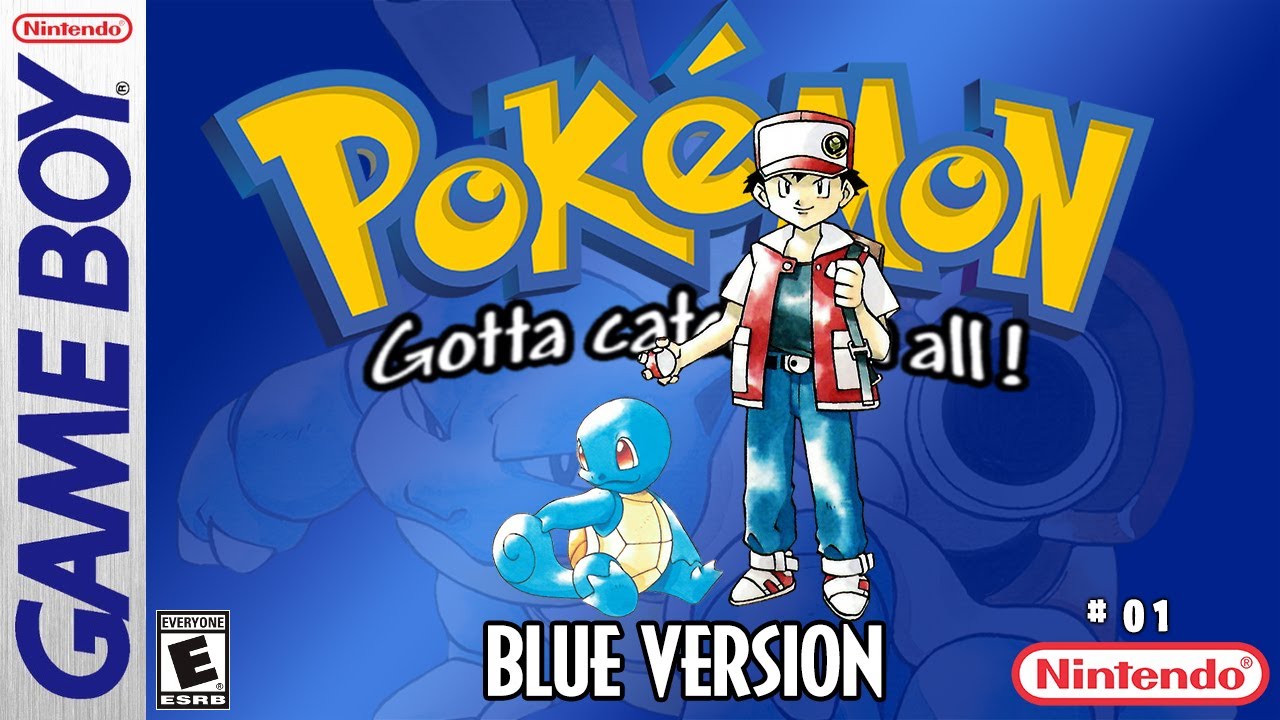 POKEMON BLUE Walkthrough Gameplay | Part 01: Picking a Starter! (FULL ...