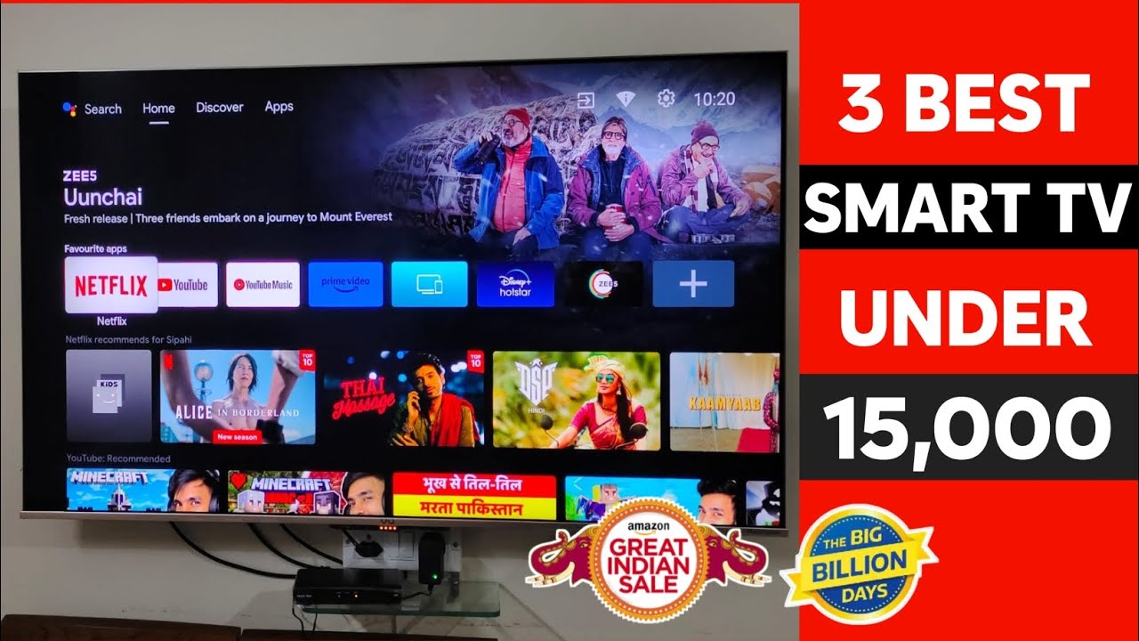 Best Smart TV Under 15000 Budget ll 32 Inch QLED Smart TV Under 15K In ...