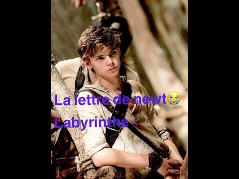 Le labyrinthe 3 la lettre de Newt en fr - YouTube