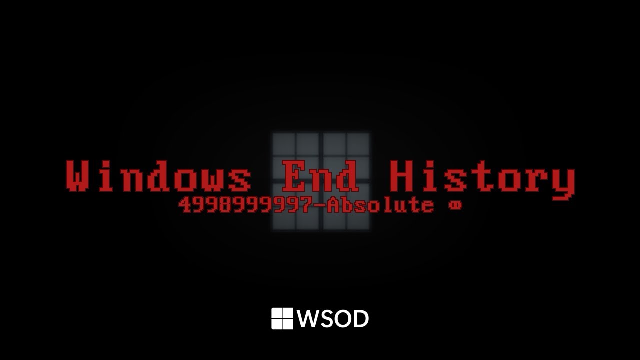 Windows End History | WSOD - YouTube