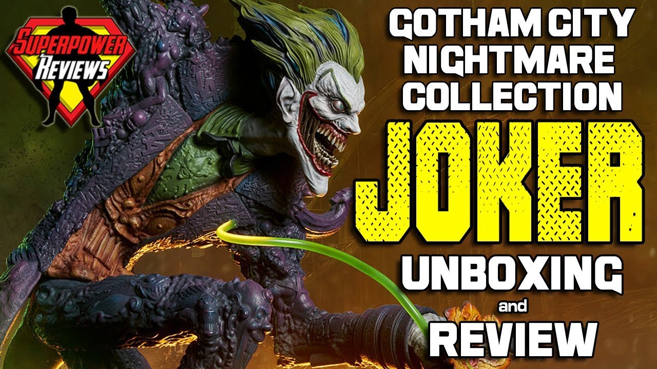 Gotham City Nightmare JOKER REVIEW! Sideshow Collectibles - YouTube