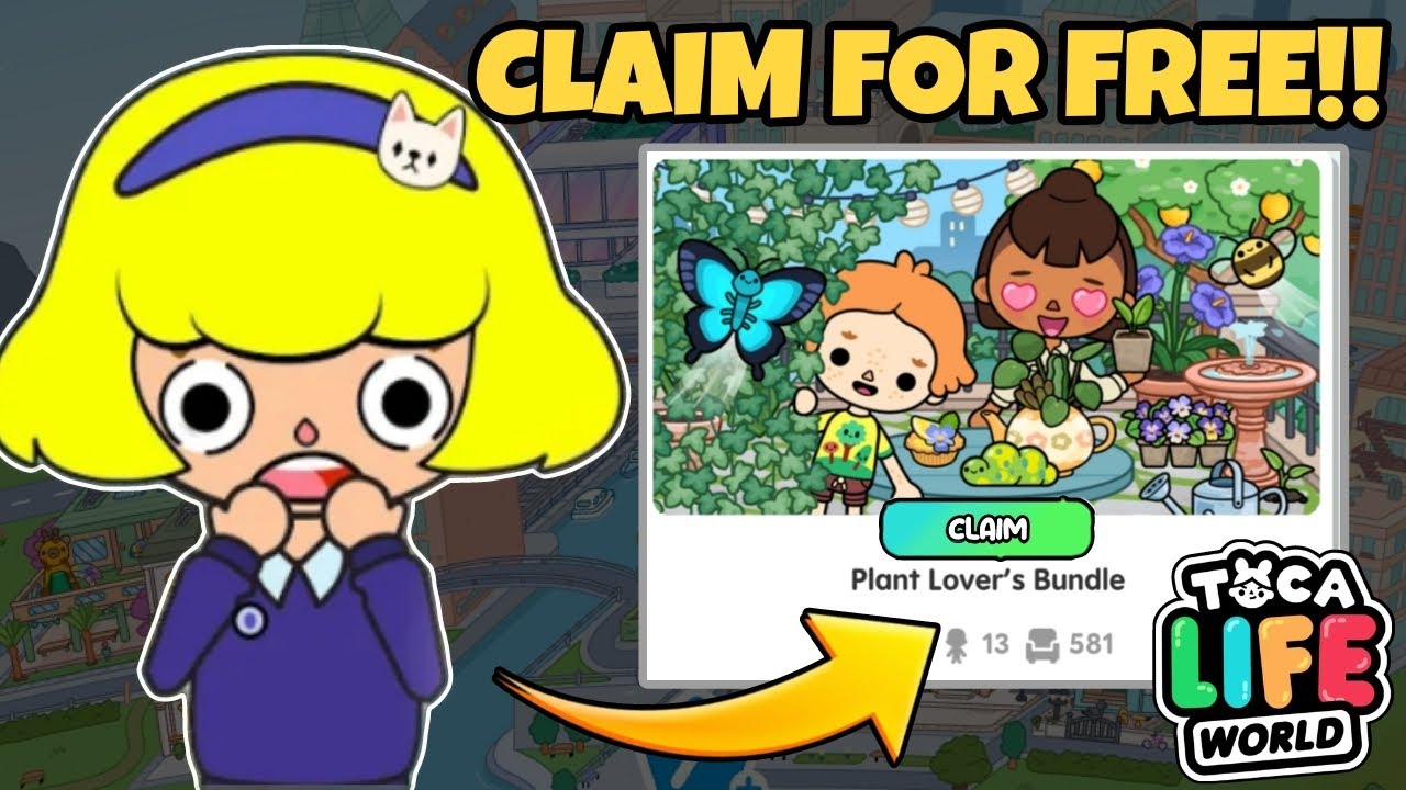 FREE PLANT LOVER'S BUNDLE PACK‼️TOCA BOCA FREE CODE || Toca Boca | Toca ...