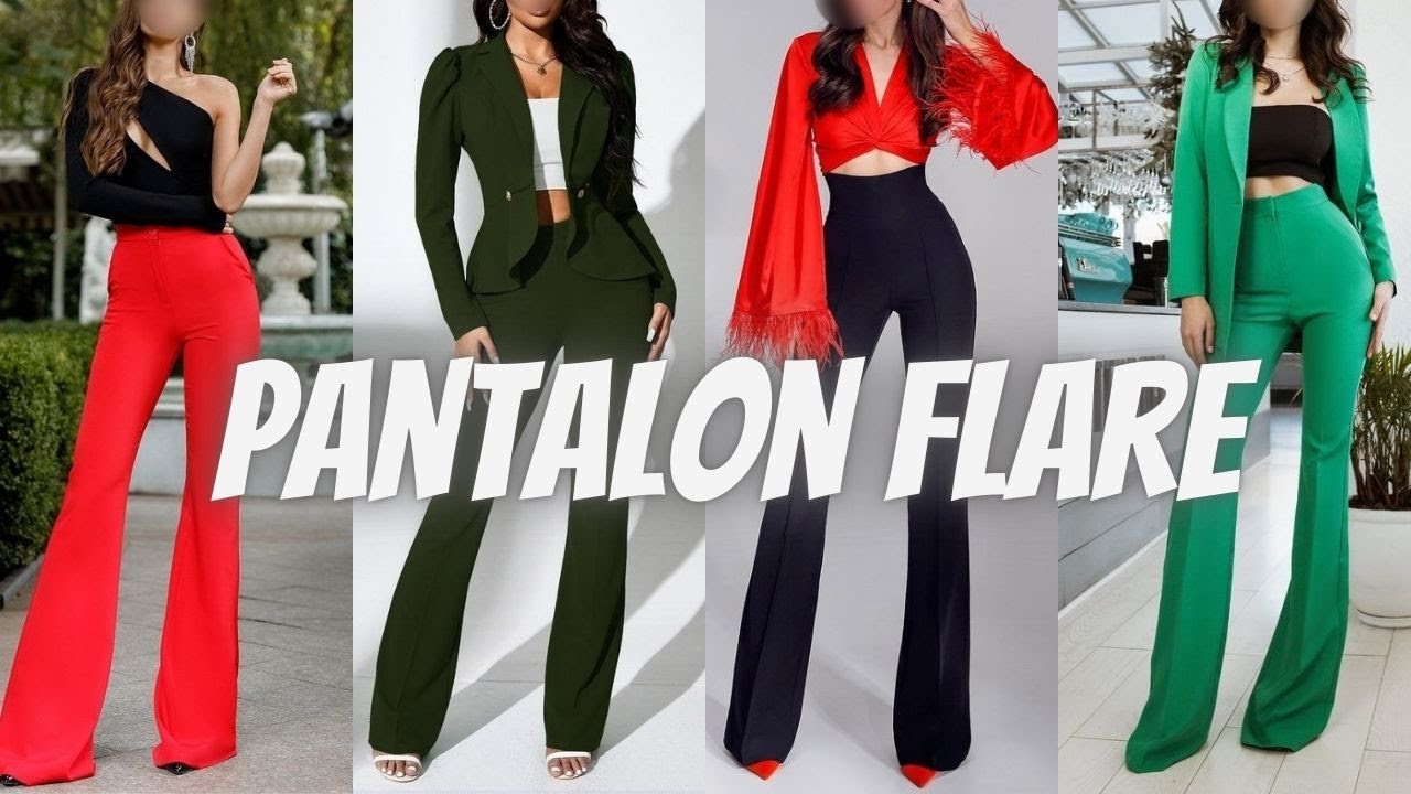 Trajes y Outfits con Pantalon flare en tendencia👖👜Trendy Suits and ...