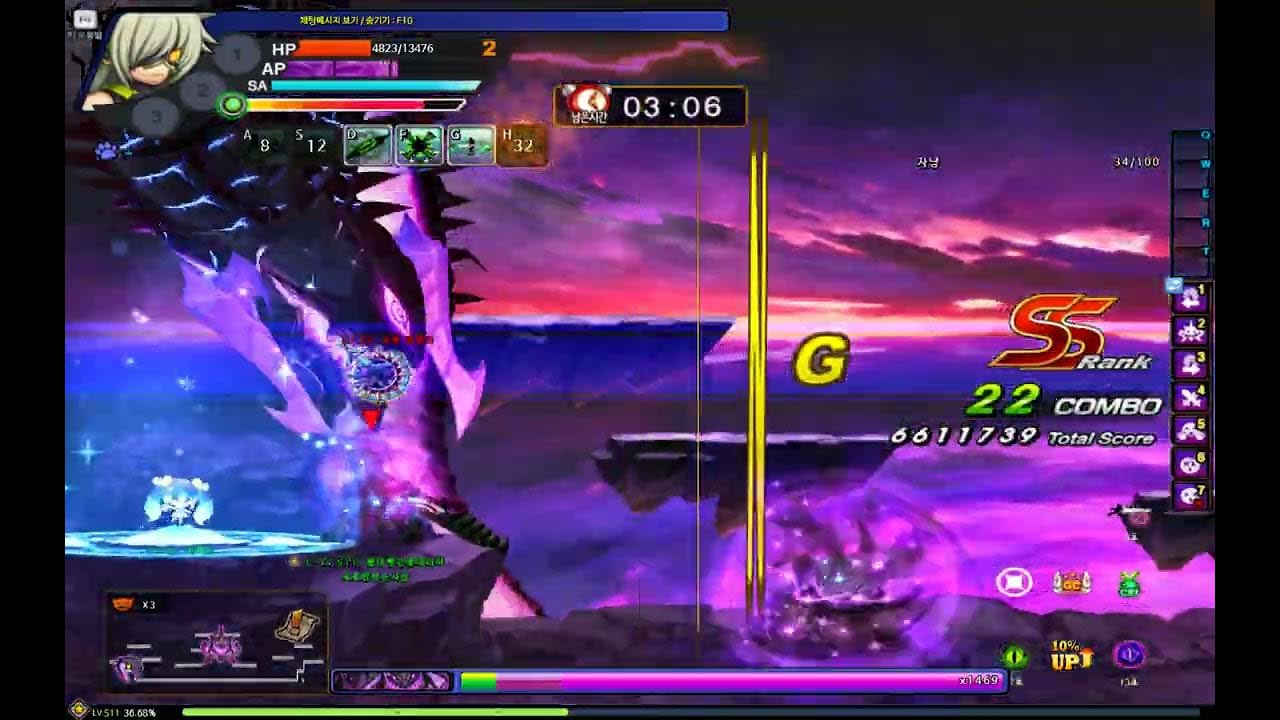 Zero - Void(Taint) 3F [No New 4 tier skill] Solo Clear [No pot, No ...