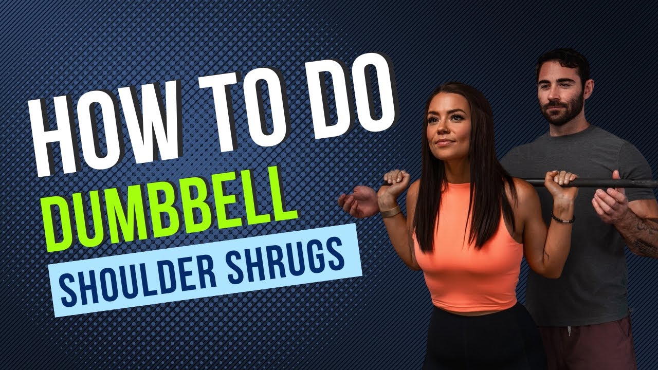 How to do dumbbell shoulder shrugs - YouTube