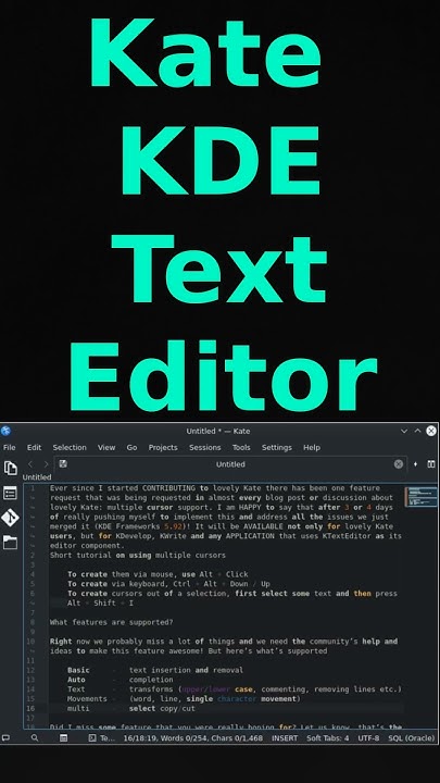 Best Linux GUI Text Editors #shorts - YouTube