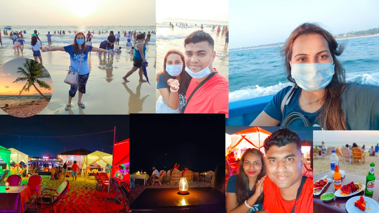 GOA TOUR DAY 1(Calangute Beach 2021 ) NORTH GOA( Valentine's Day ...
