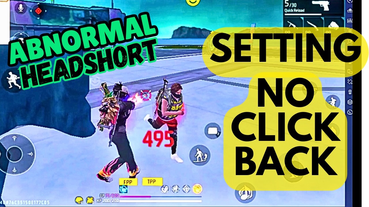 Abnormal Headshort setting /bluestack 5 setting /paid setting ff pc ...