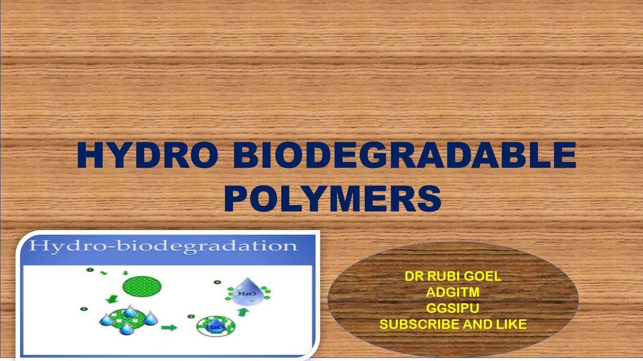 Hydro biodegradable polymers , Polymers , Biodegradable polymers, PHBV ...